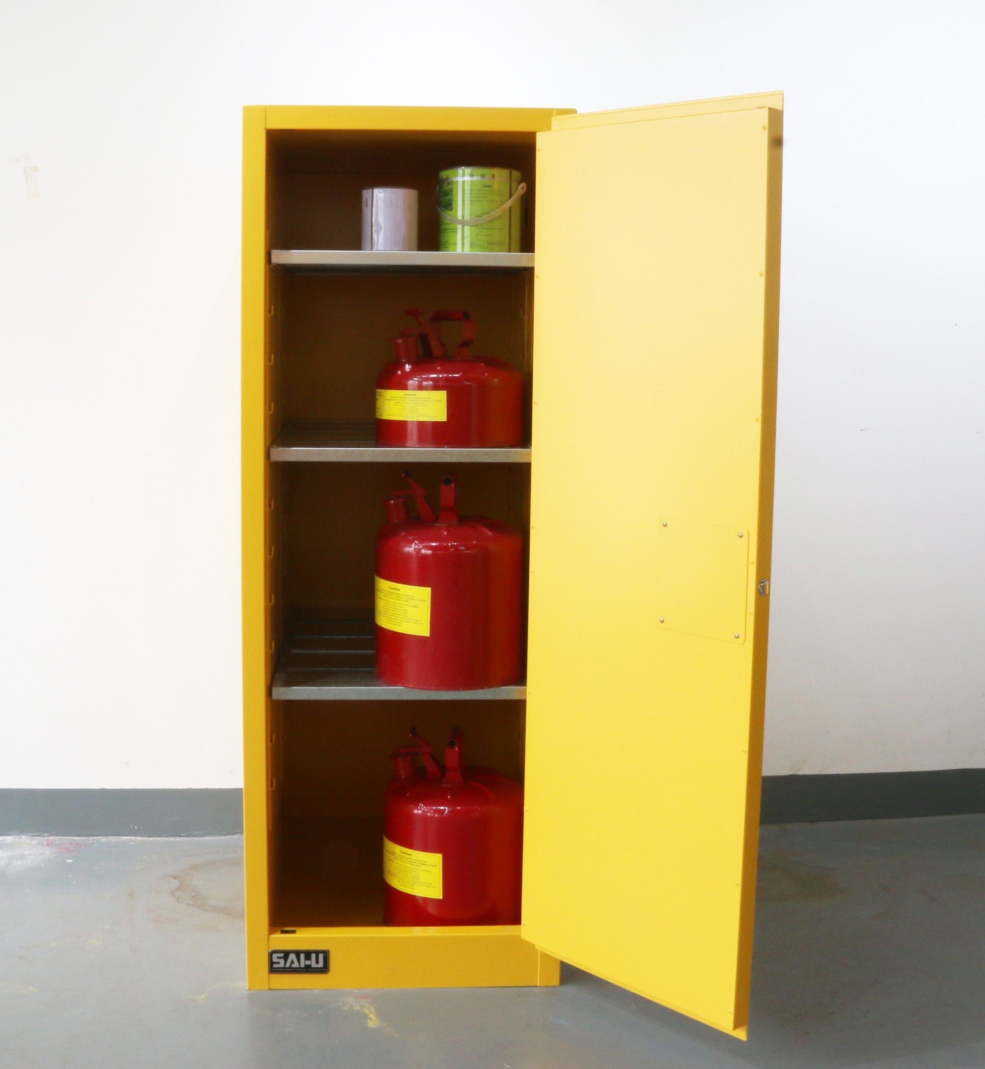 Flammable Storage Cabinet 54 Gallon / 204 Litre — Spilldoc Malaysia