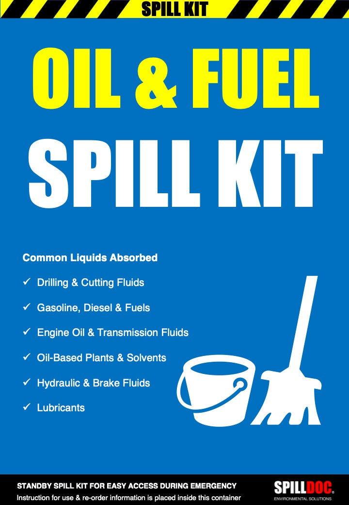 Oil & Fuel Spill Kit Sign — Spilldoc Malaysia
