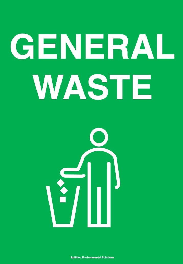 General Waste Sign — Spilldoc Malaysia