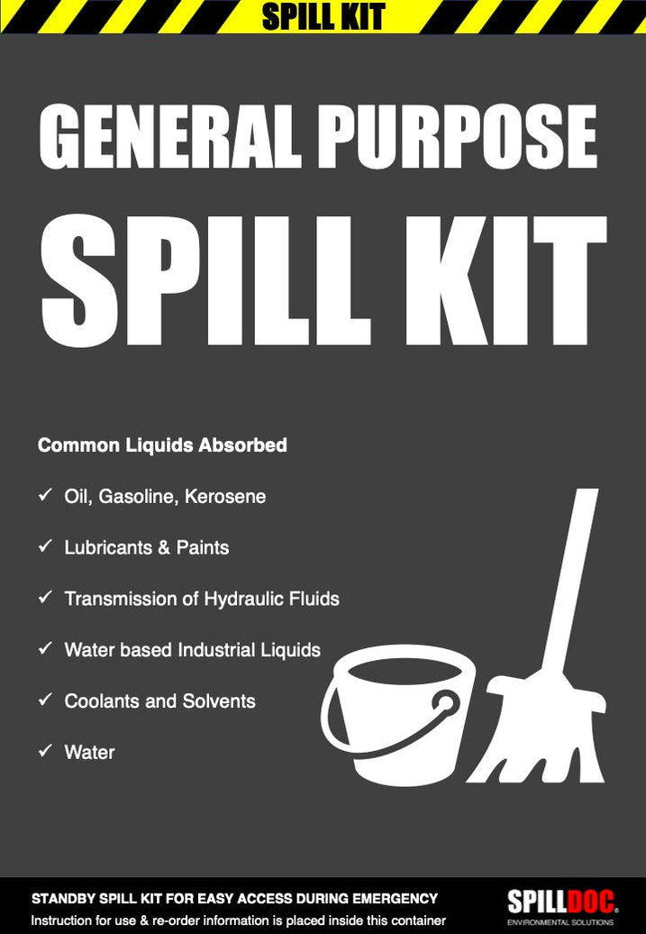 General Purpose Spill Kit Sign — Spilldoc Malaysia